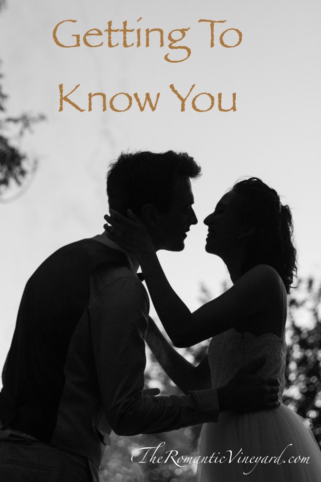 Getting To Know You | The Romantic Vineyard