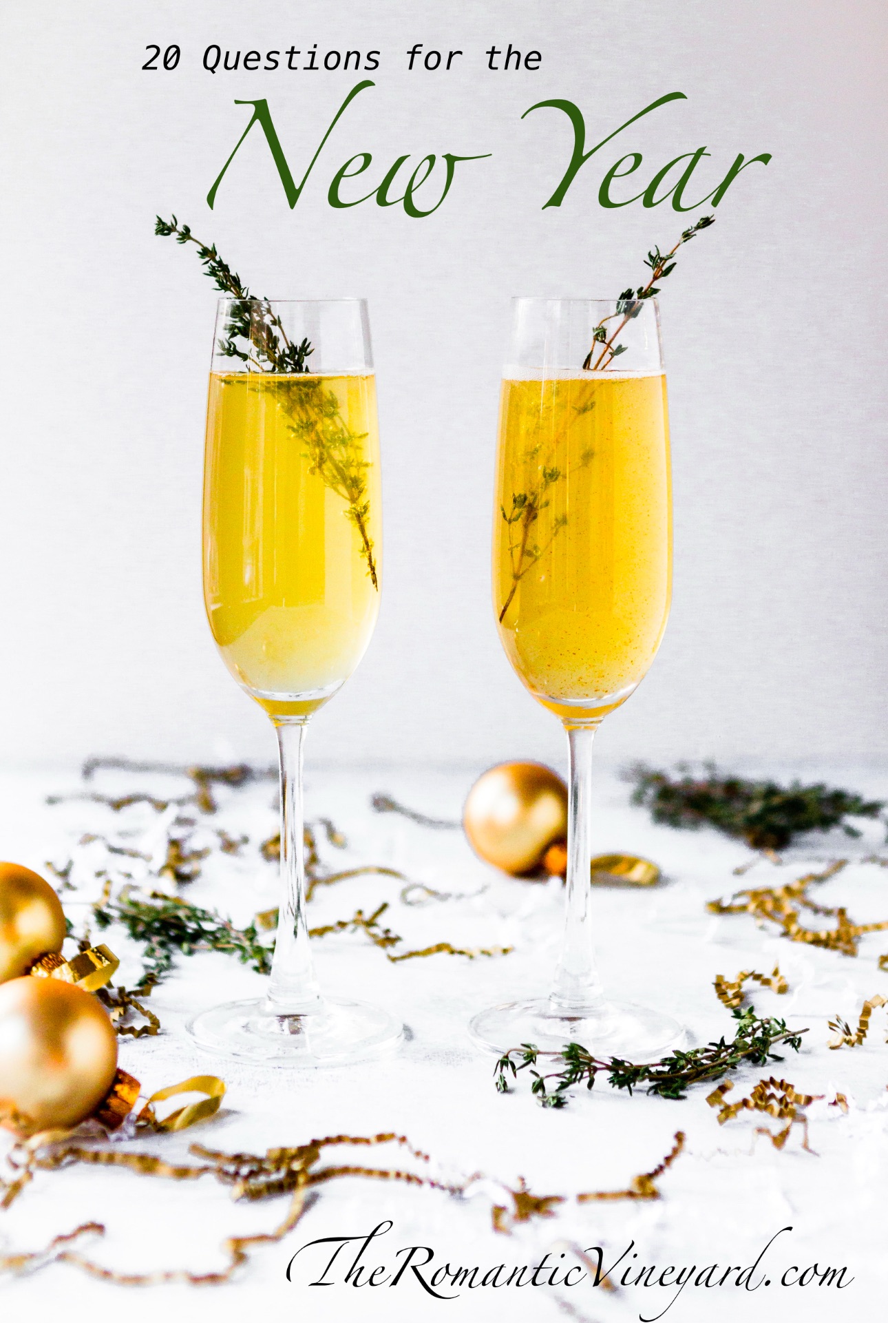 20 Questions for the New Year | The Romantic Vineyard